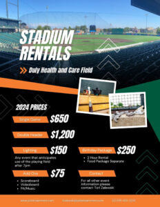 Stadium Rentals – Joliet Slammers Pro Baseball